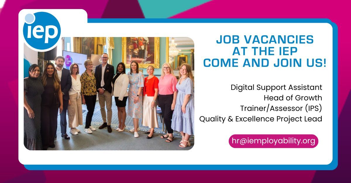 The IEP is Growing – Join Our Mission! - The Institute of Employability ...